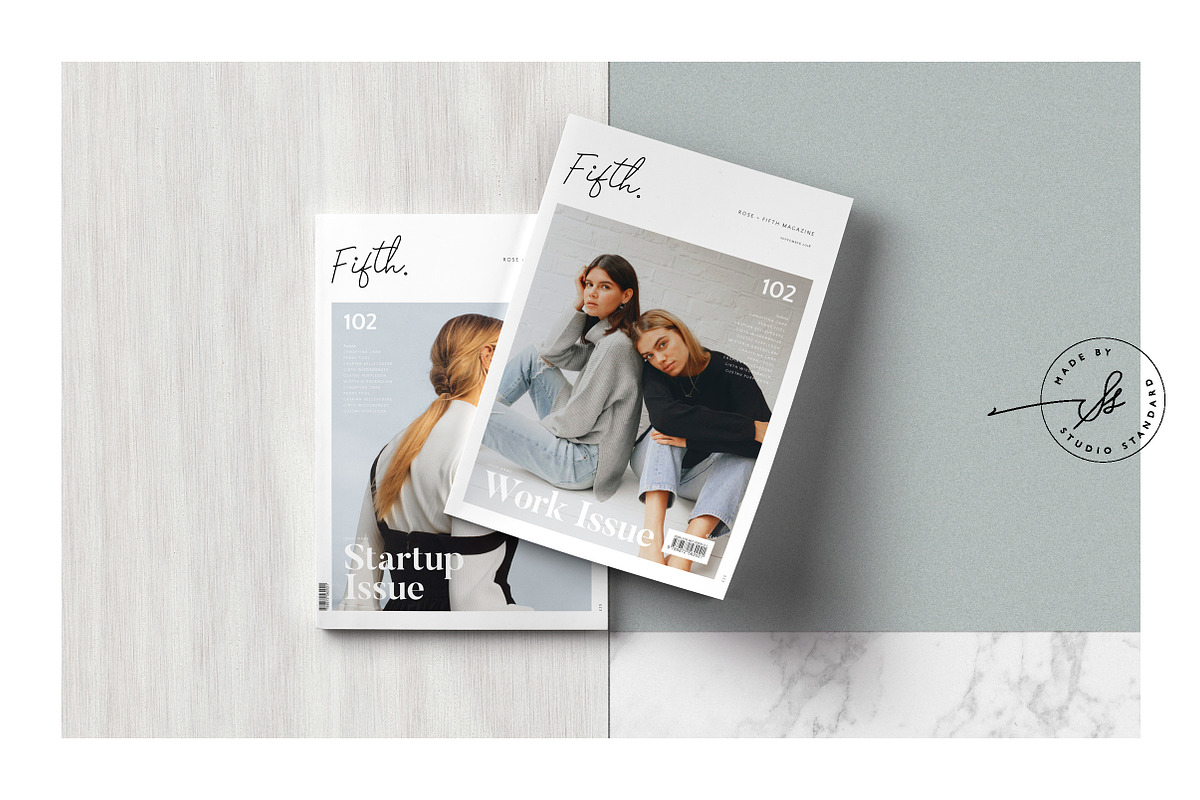 FIFTH Magazine Template, a Magazine Template by Studio Standard