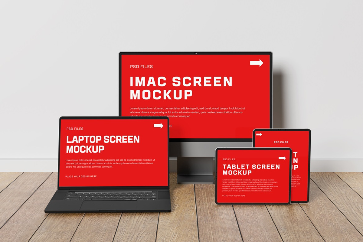 Multi Device Mockup, a Wearable Device Mockup by Graphicwindow