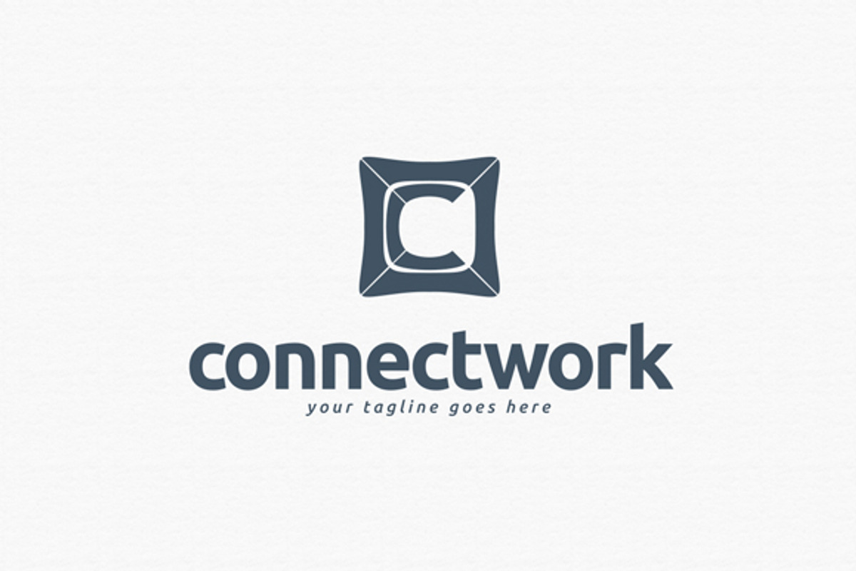 Connect Work Logo Template, a Branding & Logo Template by PixaSquare