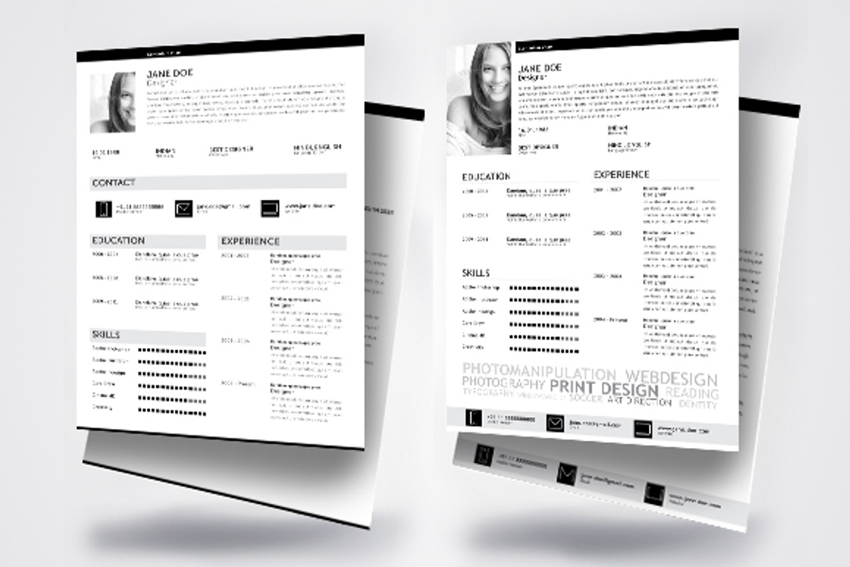 Swiss Style Minimal Resume, a Resume Template by thewestlifeboy