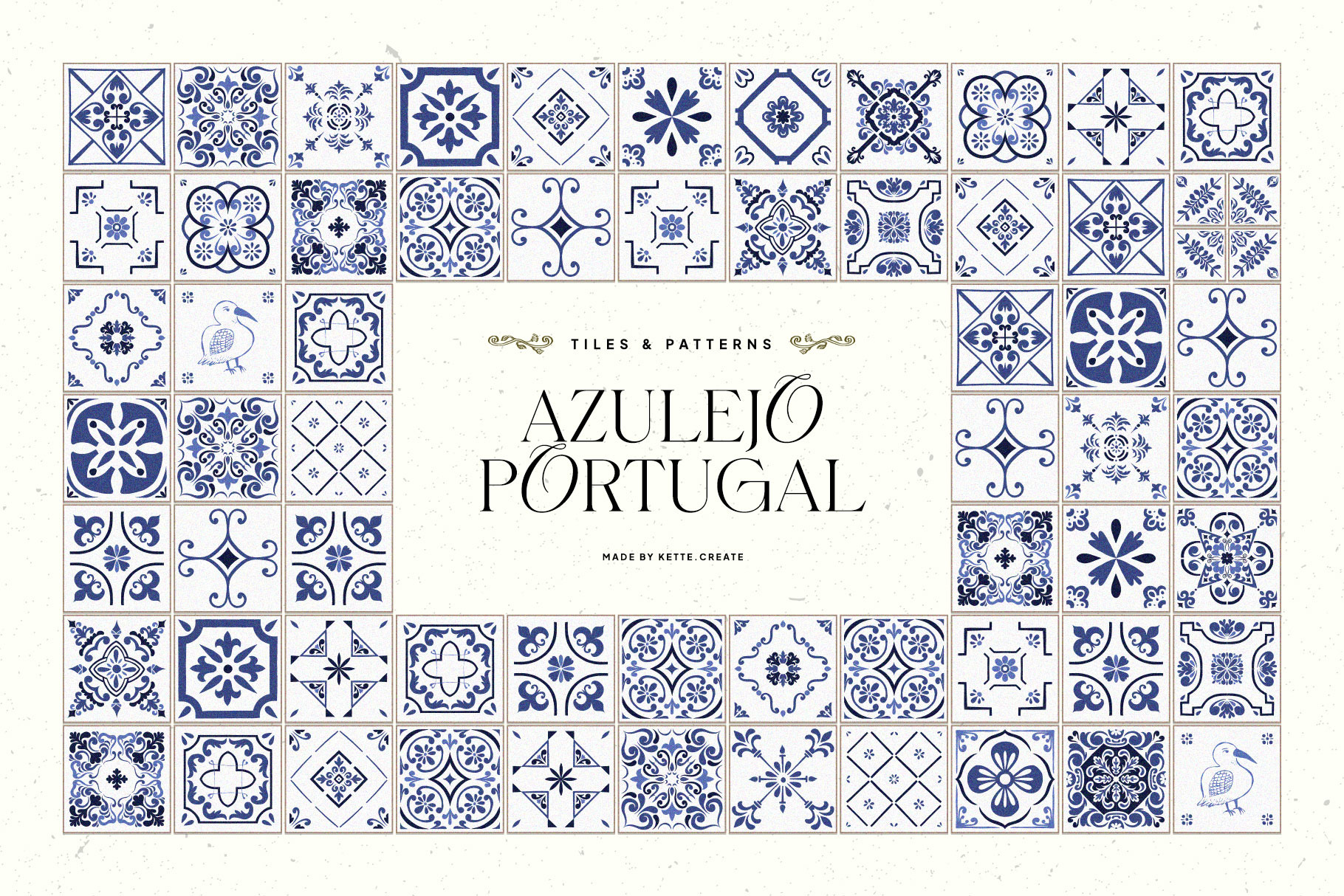 Portuguese Azulejos Tiles & Patterns