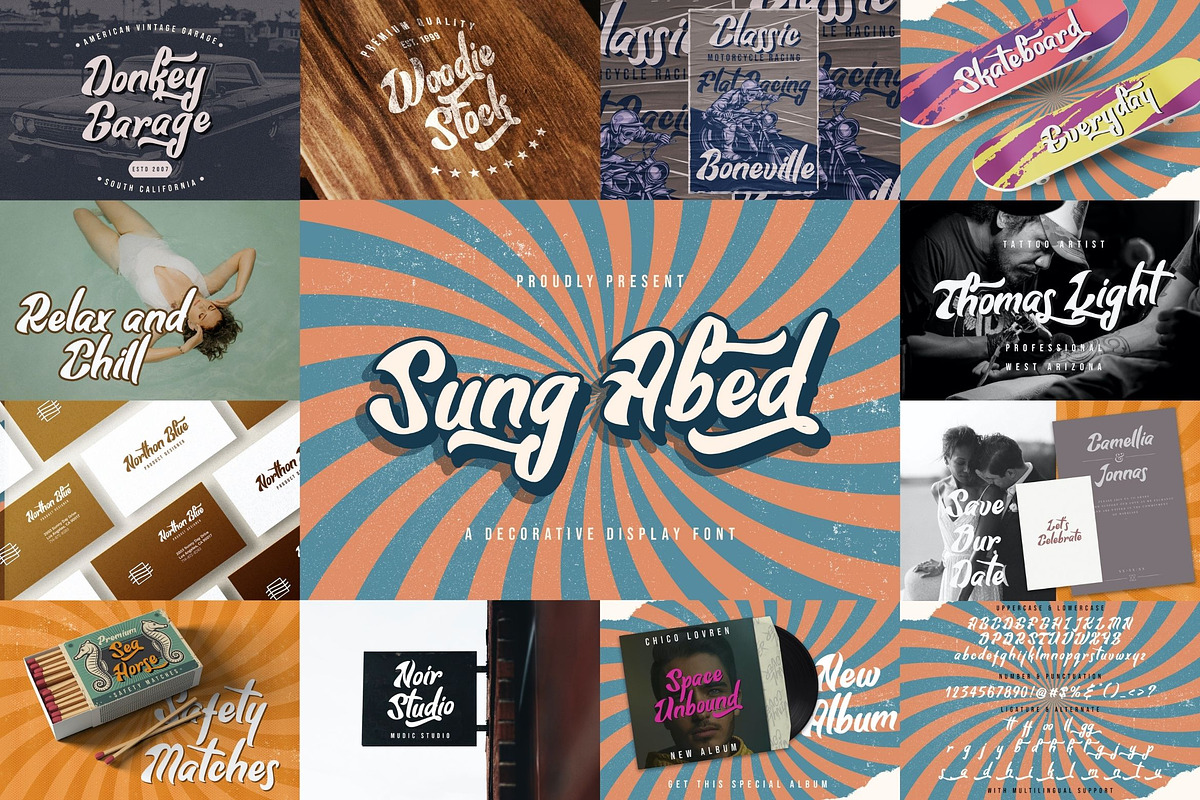 Decorative Display Font Bundle, a Font by StringLabs