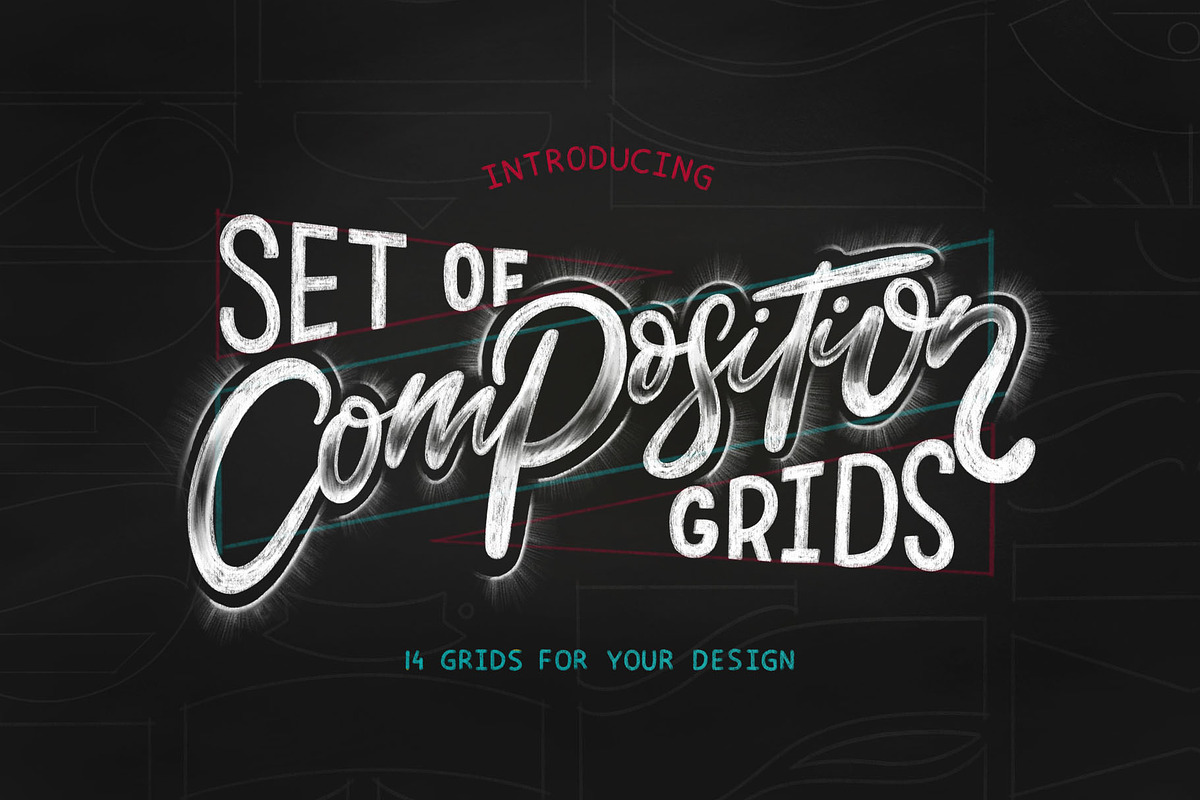 Composition grids for Lettering., a Brush Add-On by Wewhitelist