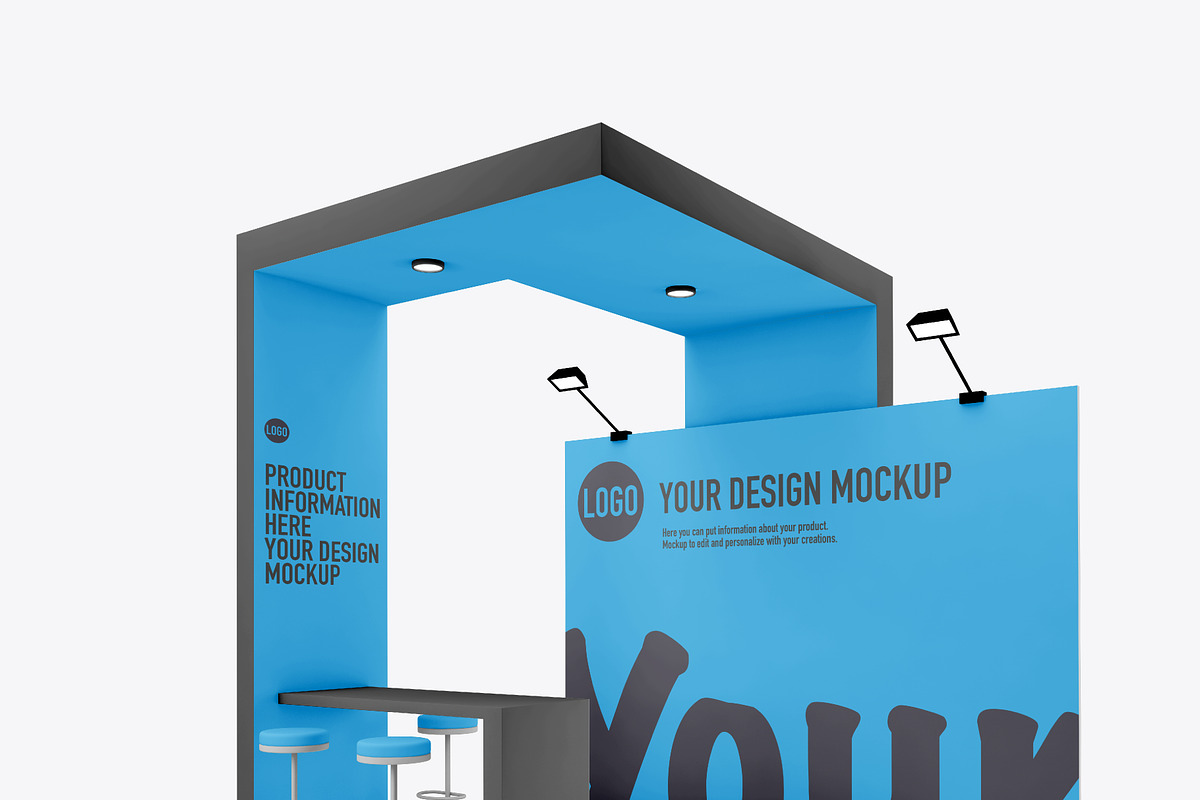 Event stand mockup, a Product Mockup by OSORIOartist | Creative Market