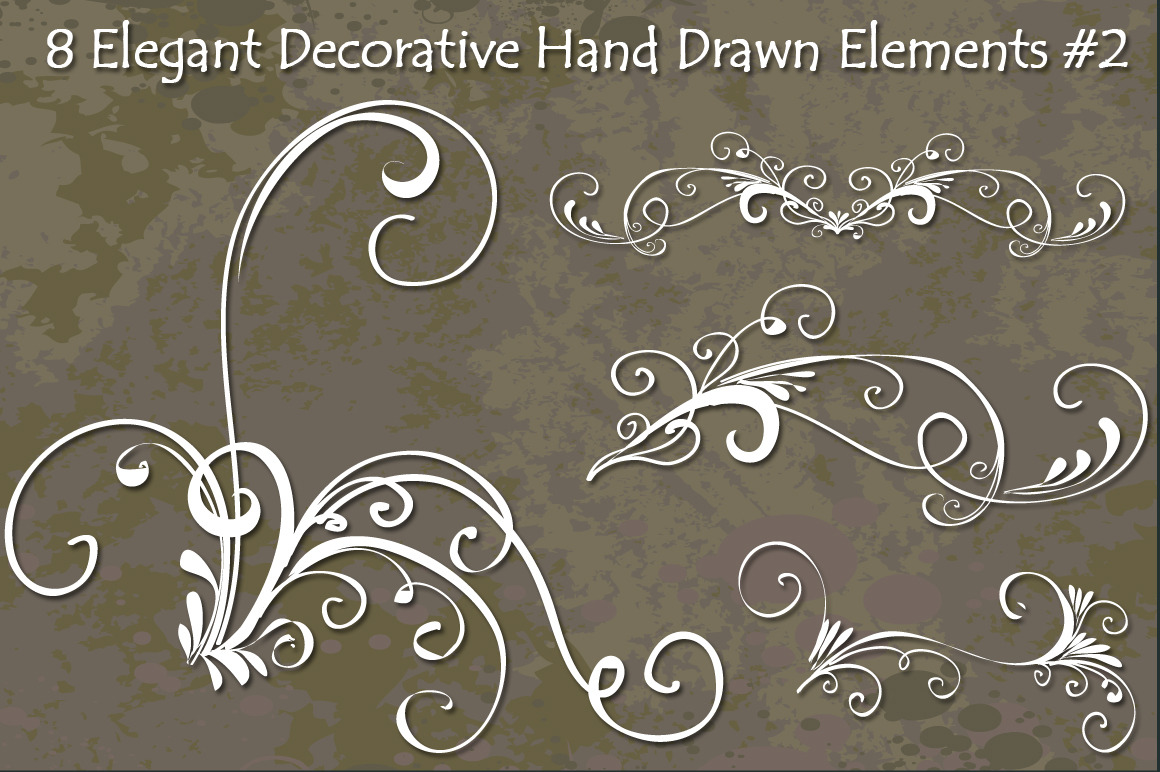 Decorative Hand Drawn Vector, a Graphic by handdrawngirl