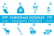 Christmas Doodle Dingbats Font