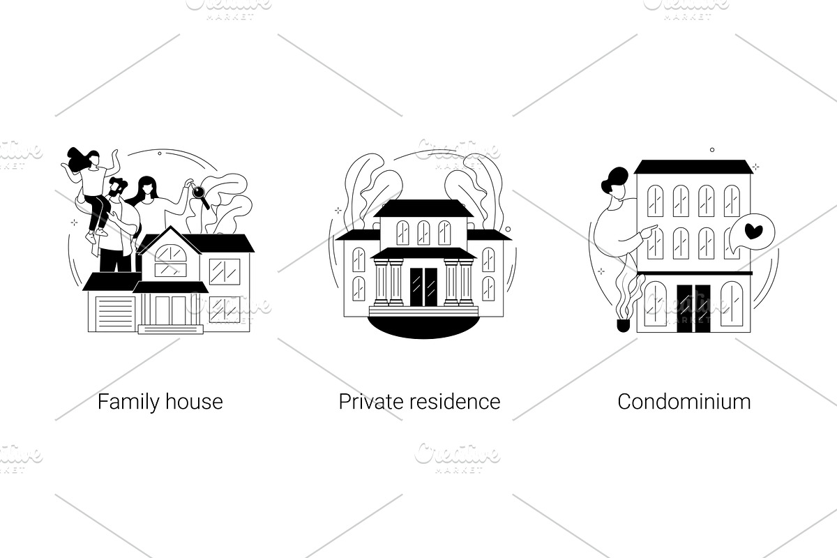 Real estate market abstract concept, an Illustration by Visual Generation