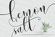 Lemonsalt Sweet Script, a Script Font by FadeLine Studio