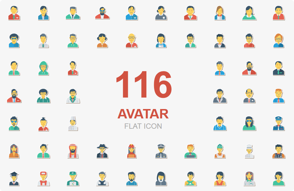 100+ Avatar Paper icons, an Icon by Dinosoftlabs | Creative Market