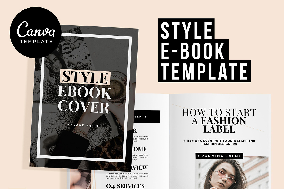 Style Ebook Canva Template, a Magazine Template by Cultive Creative