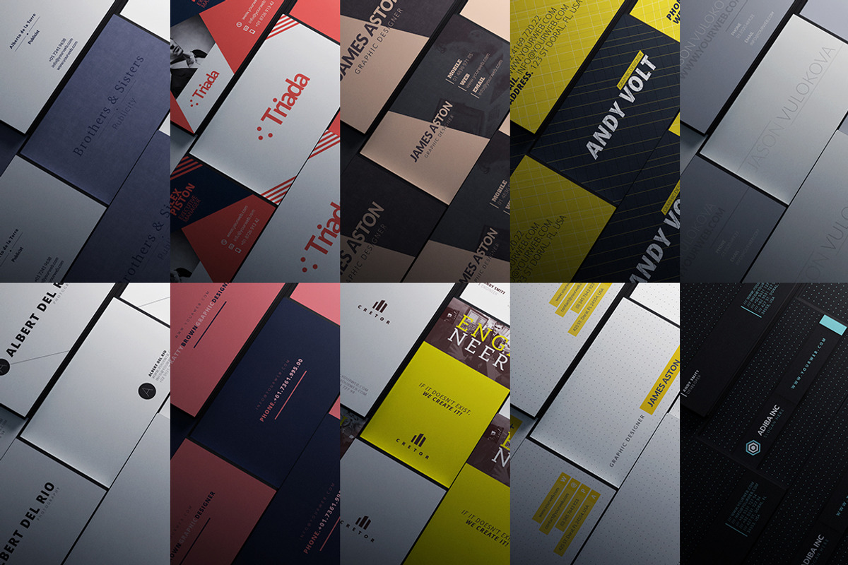 10 Business Cards Bundle V1, a Business Card Template by Cooledition
