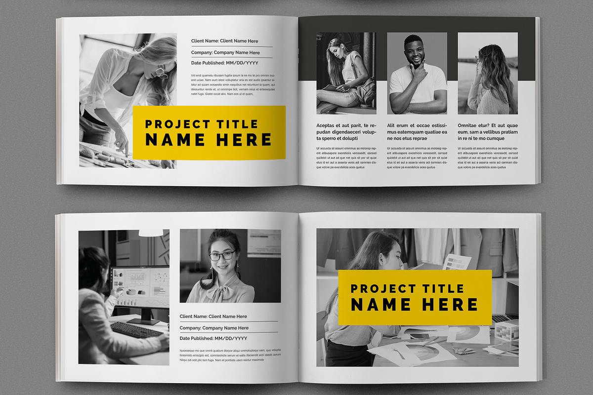 Portfolio Booklet Template