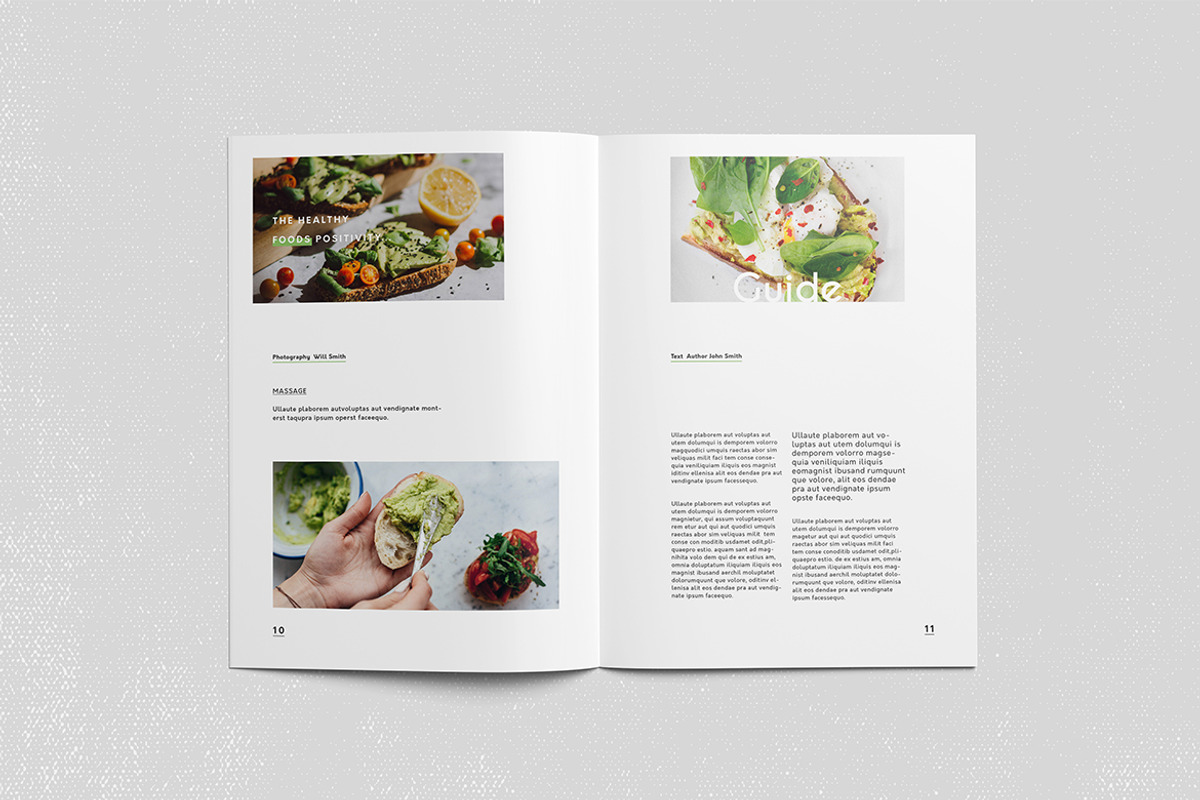 Healthy Food Magazine, a Magazine Template by Designsoul14