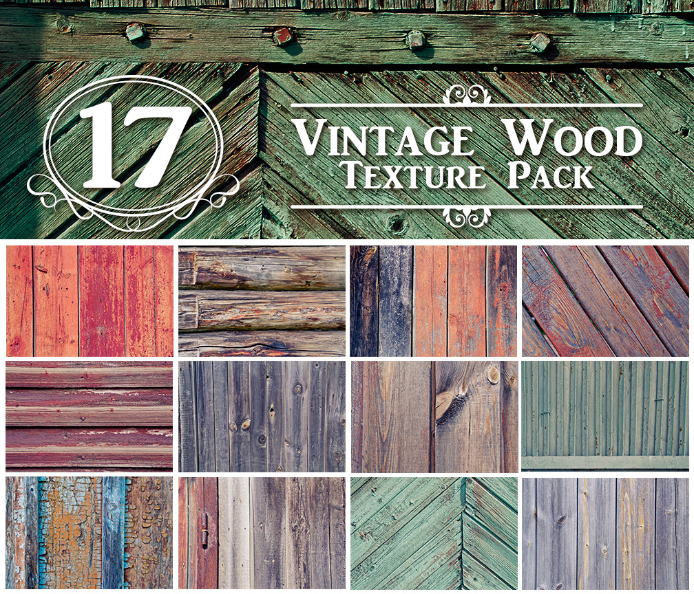 Vintage Wood Texture Pack, a Texture Graphic by Shevi.Art