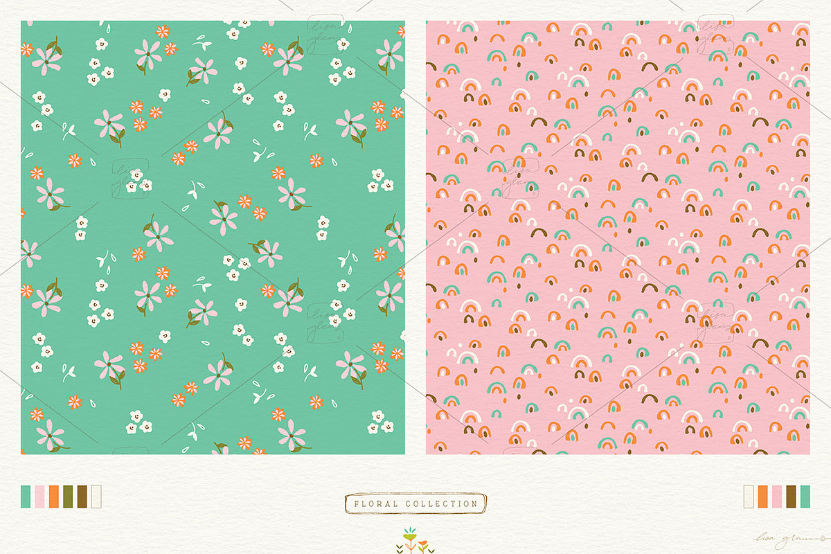 Bright & Quirky Graphics & Patterns, a Pattern Graphic by Lisa Glanz