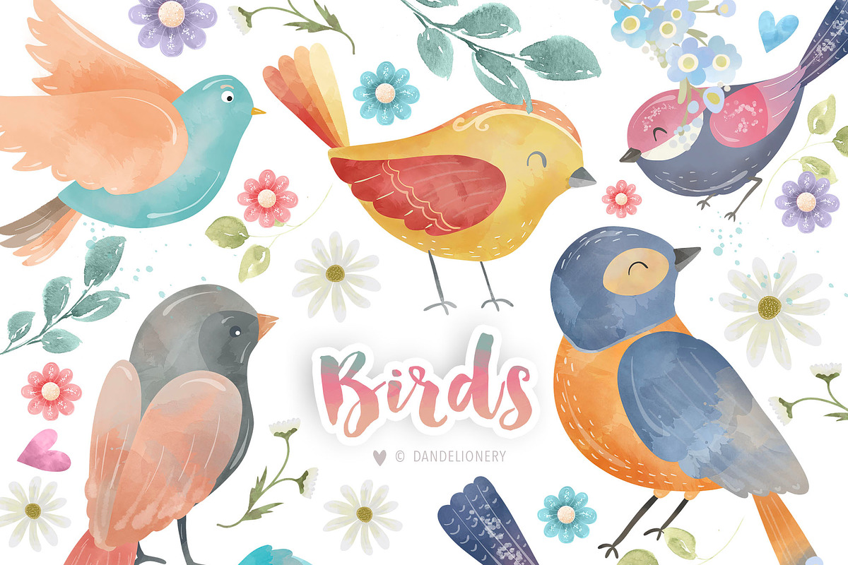 Birds design, an Animal Illustration by designloverstudio