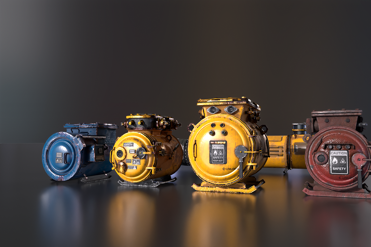 Mine Props Industrial | Creative Market