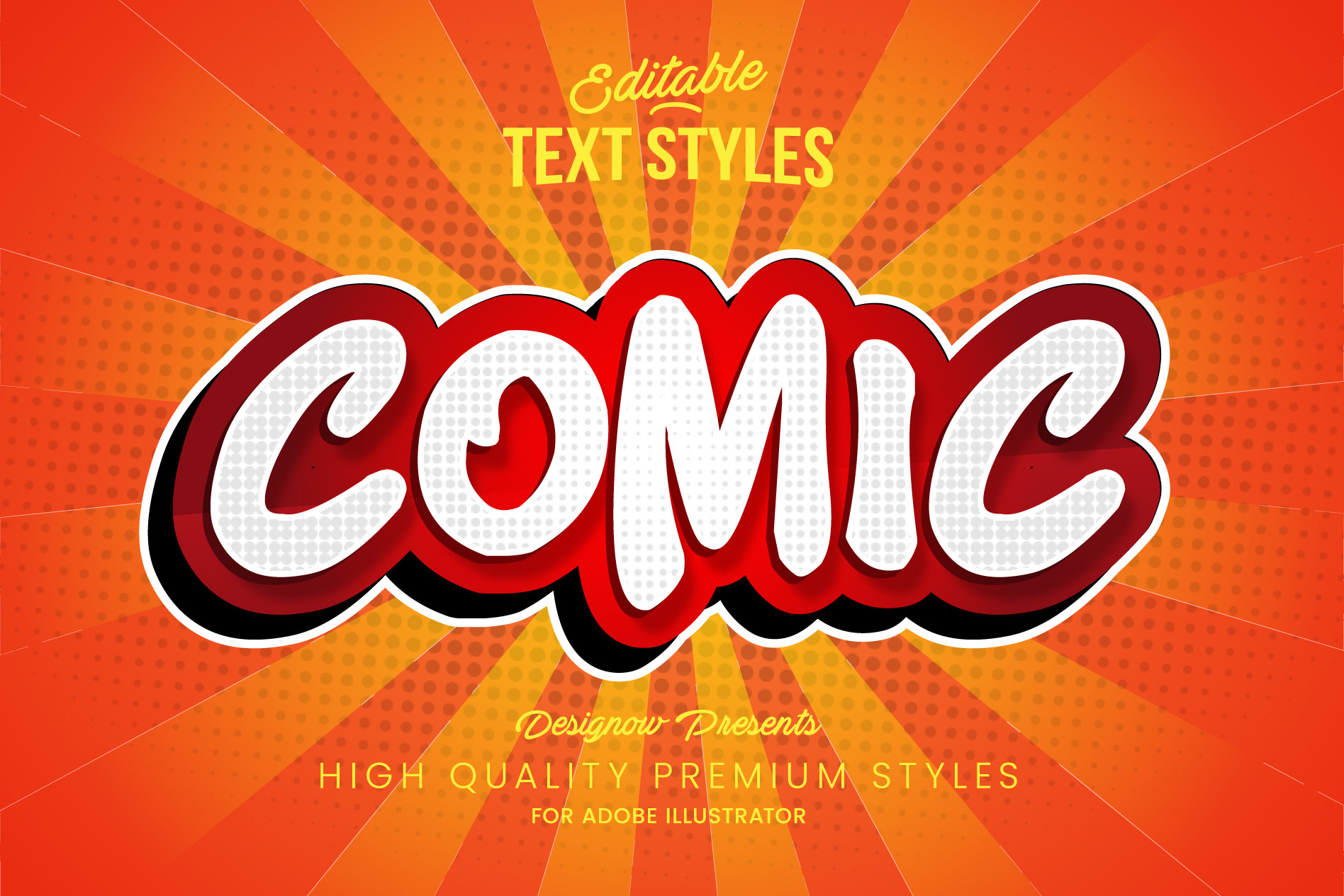 Comic Text Style, a Layer Style Add-On by Designow Group
