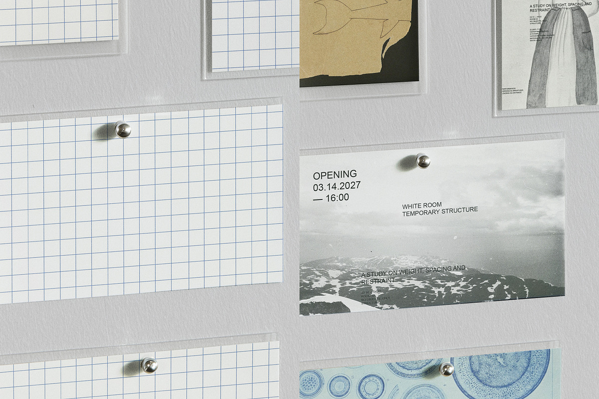 Pinned Paper Mockup, an Advertising Mockup by NKate