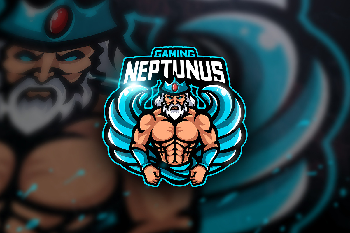 Neptunus Gaming - Mascot & Esport Lo, a Branding & Logo Template by AQR ...