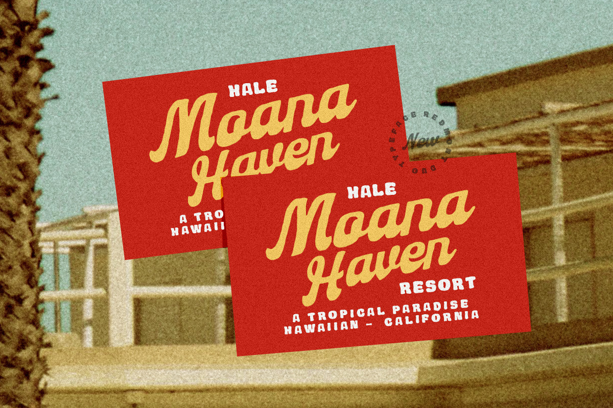 Redmont Retro Font Duo, a Script Font by Letterhend Studio