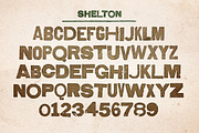 Shelton, a Sans Serif Font by HvD Fonts