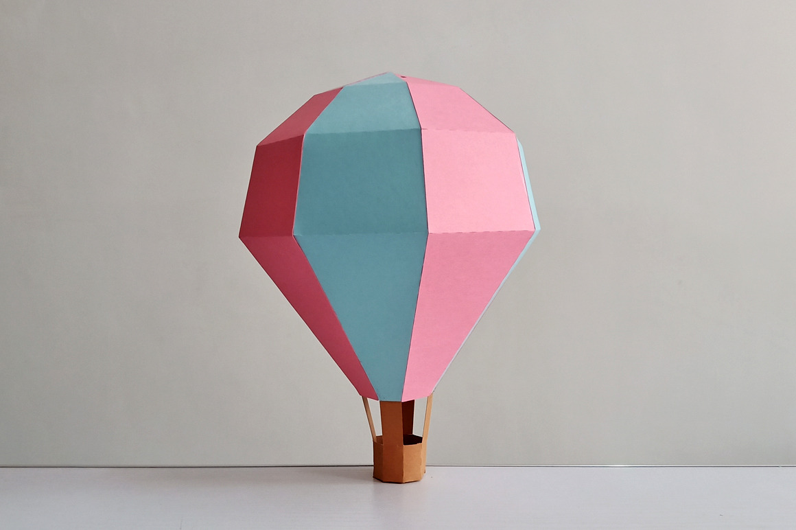 DIY Hot Air Balloon - 3d papercraft, a Templates & Theme by PAPER amaze