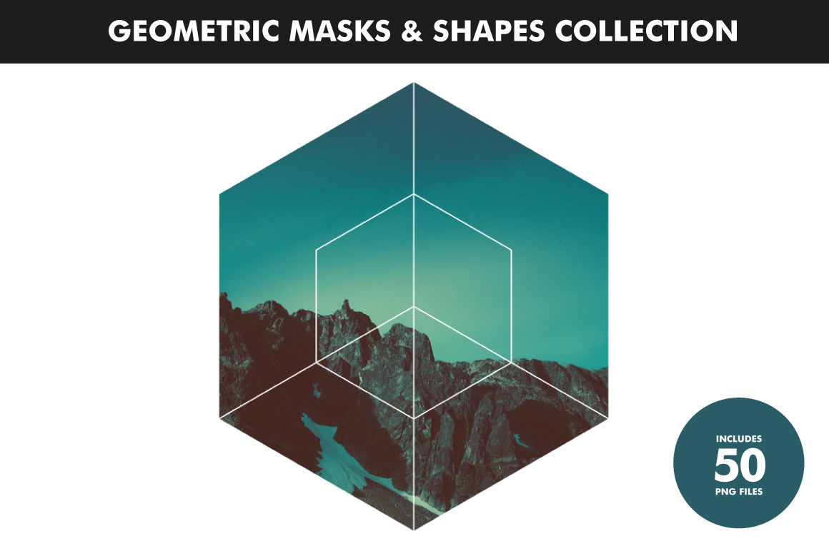 Geometric Masks & Shapes Collection, an Object Graphic by Offset