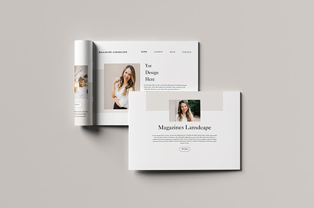 Photo Sphere Mock-Up 01 | Book & Magazine Mockups ~ Creative Market
