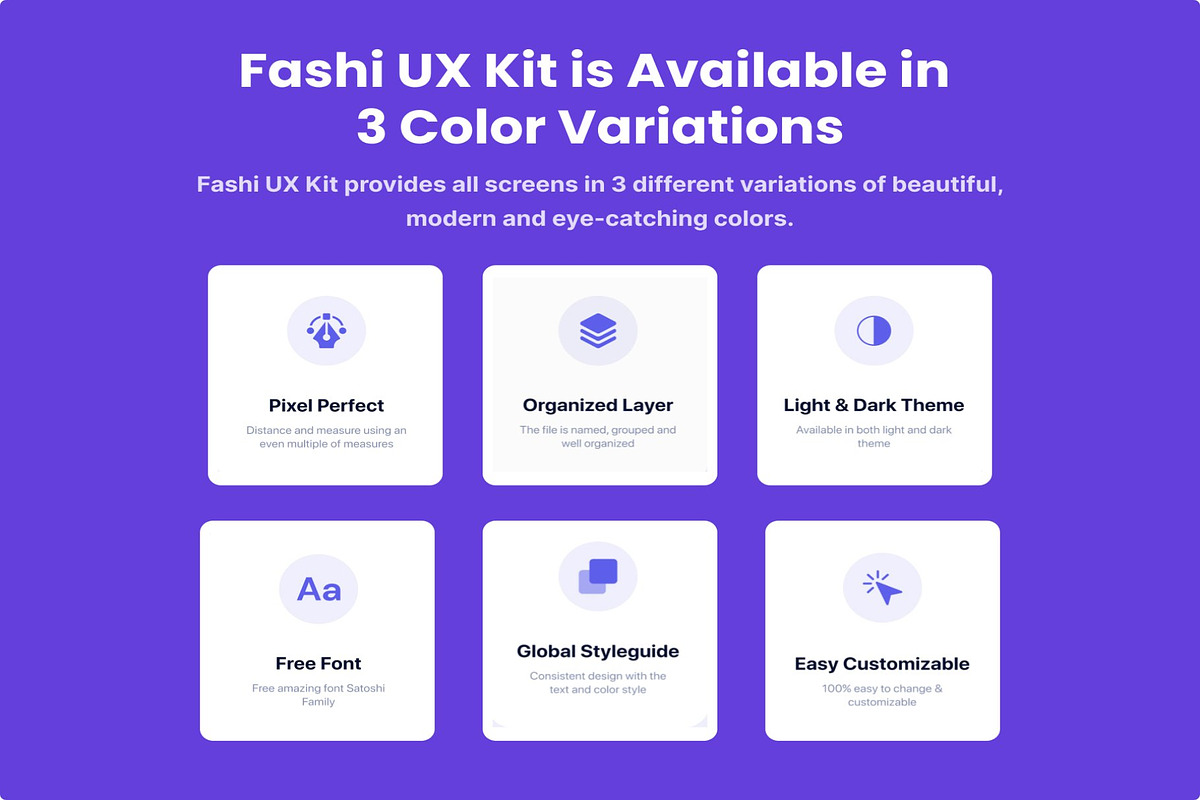 Fashi UX & Wireframe Kit, an UI Kit Template by Digital_Fantasies