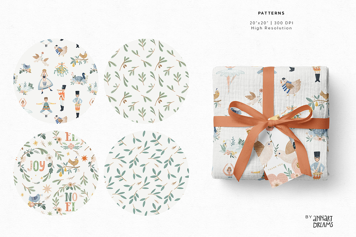 12 days of Christmas, an Animal Illustration by annartdreams