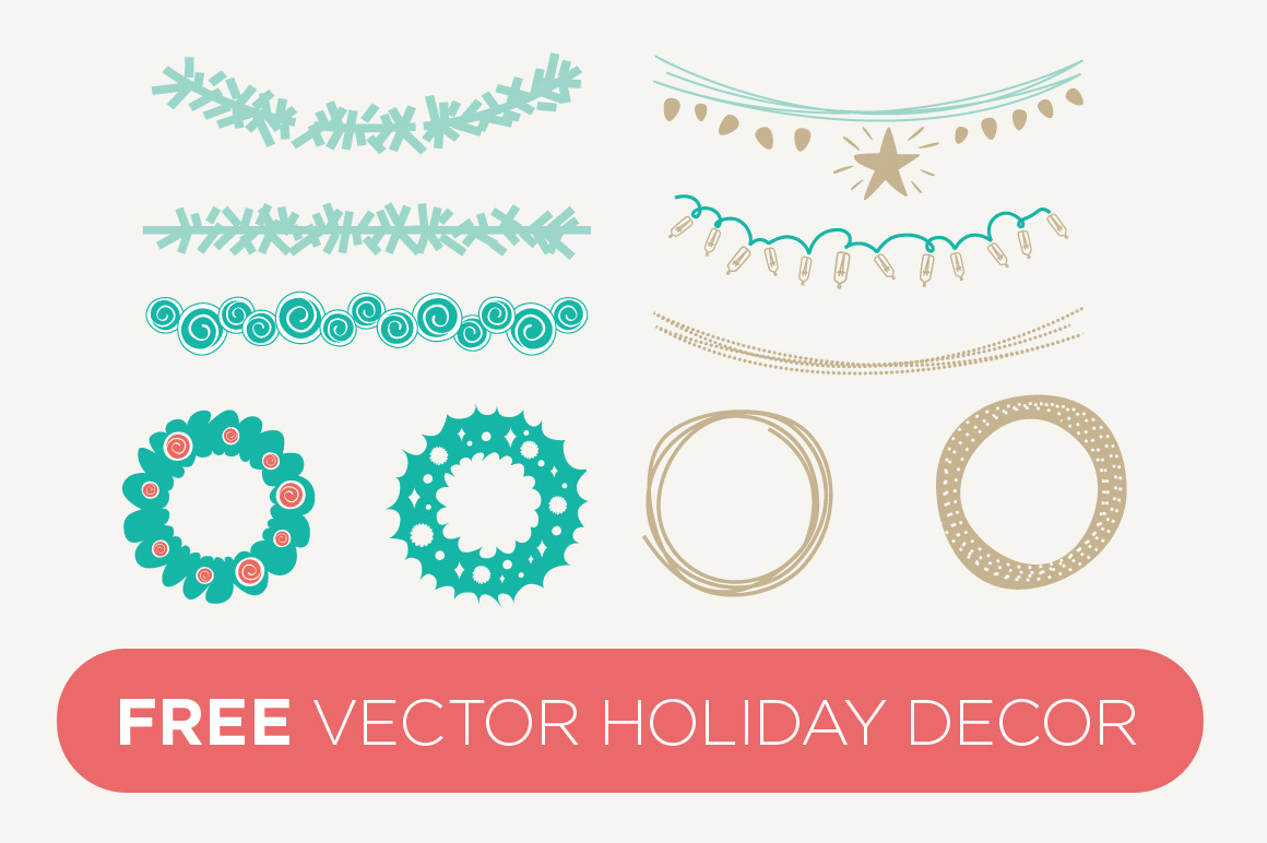 Vector Holiday Decor | Decorative Illustrations ~ Creative Market