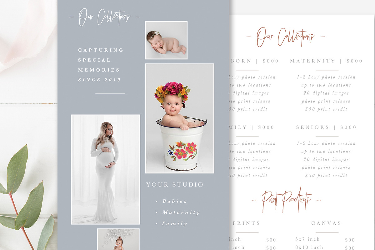 Photographer Rack Card Template, a Flyer Template by By Stephanie ...