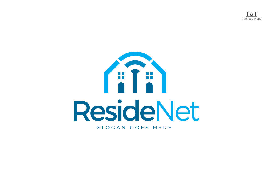 Reside Net Logo, a Branding & Logo Template by LogoLabs