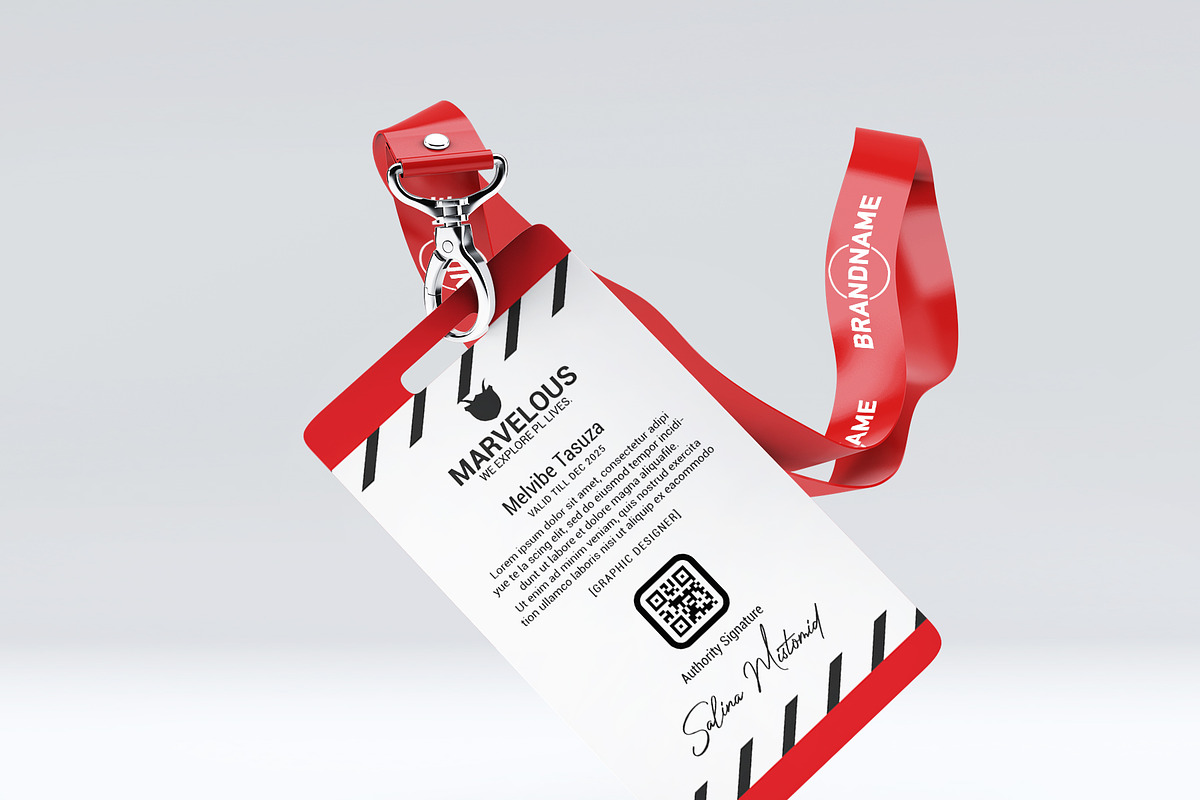 Teacher Identity Card Design, a Stationery Template by Business Flyers