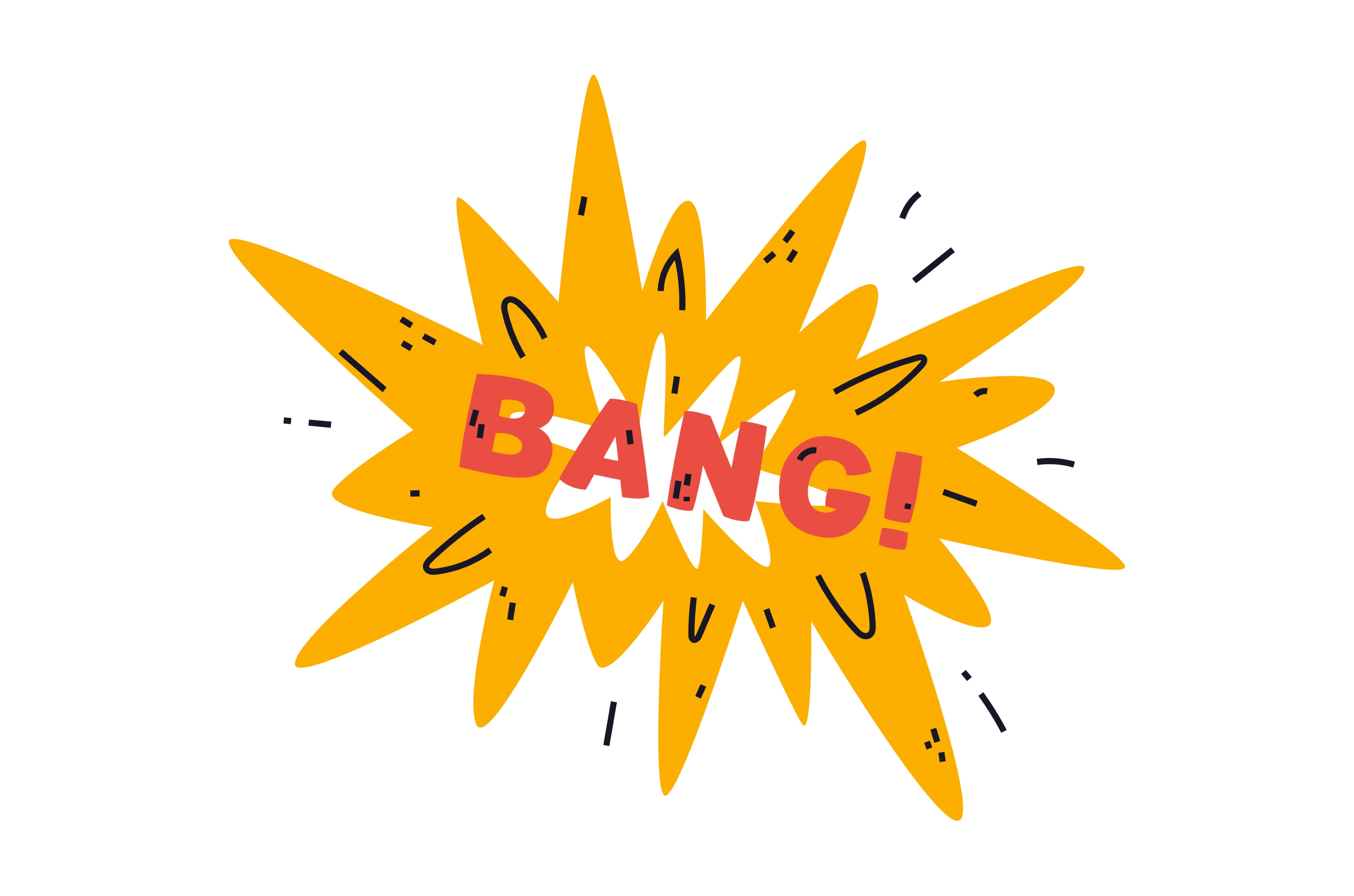 Bang Comic Effect from Bomb or | Illustrations ~ Creative Market
