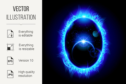 Galaxy, a Background Graphic by DvargShop