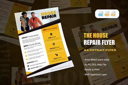 Website Developer Flyer, a Flyer Template by AQR Studio