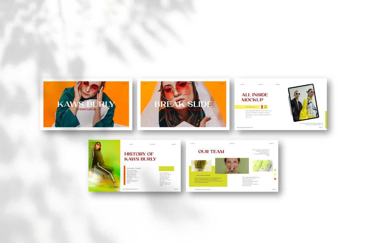 Kaws Burli Google Slides Template, a Presentation Template by nyilstudio
