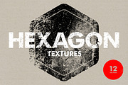 Hexagon Textures - 12 Vectors, a Texture Graphic by Offset