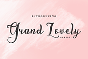 Grand Lovely, a Handwriting Font by sizimon