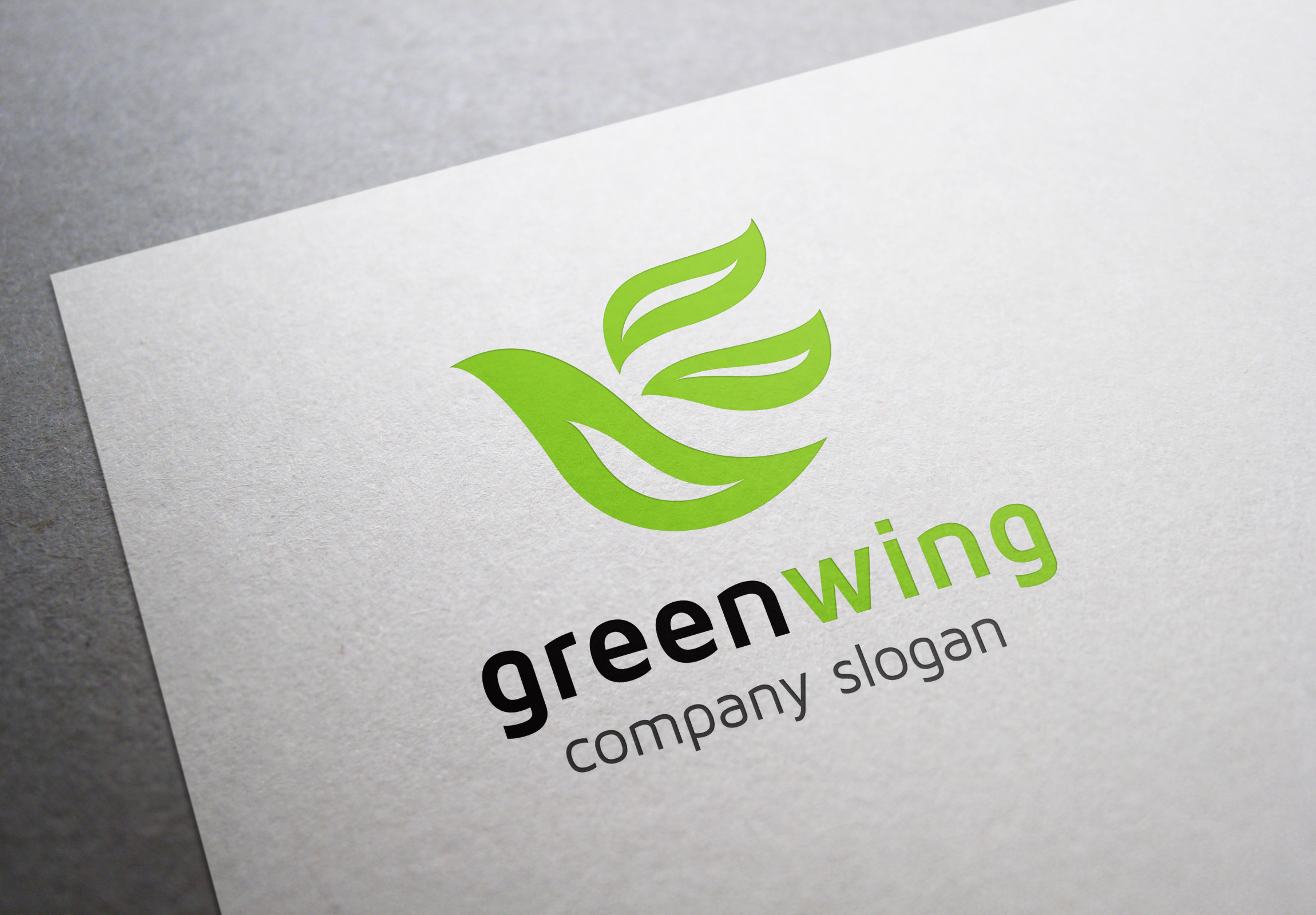Green Wing, a Branding & Logo Template by Vectorwins Premium Shop