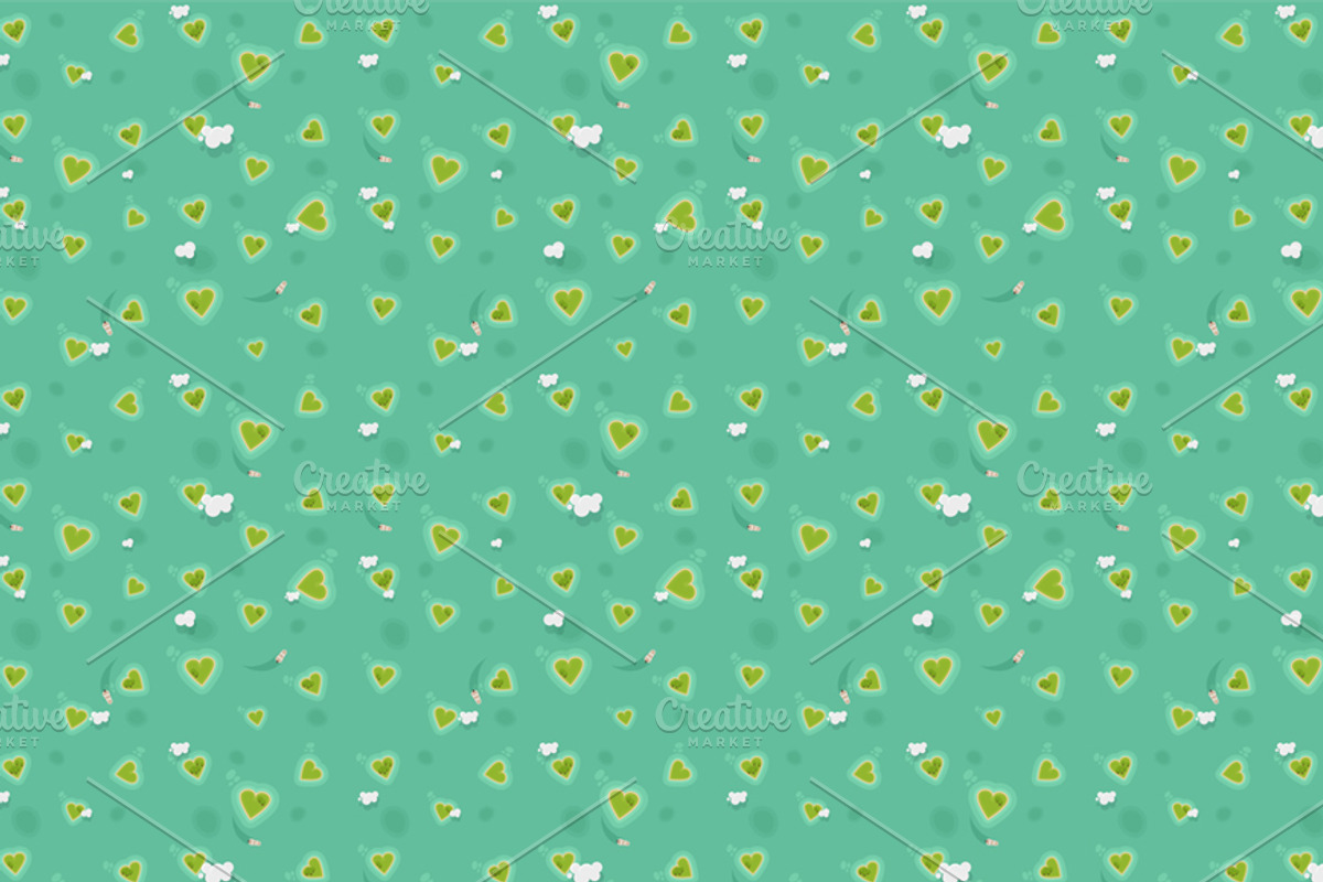 2 x Island Pattern, a Pattern Graphic by Beatriz Gascón