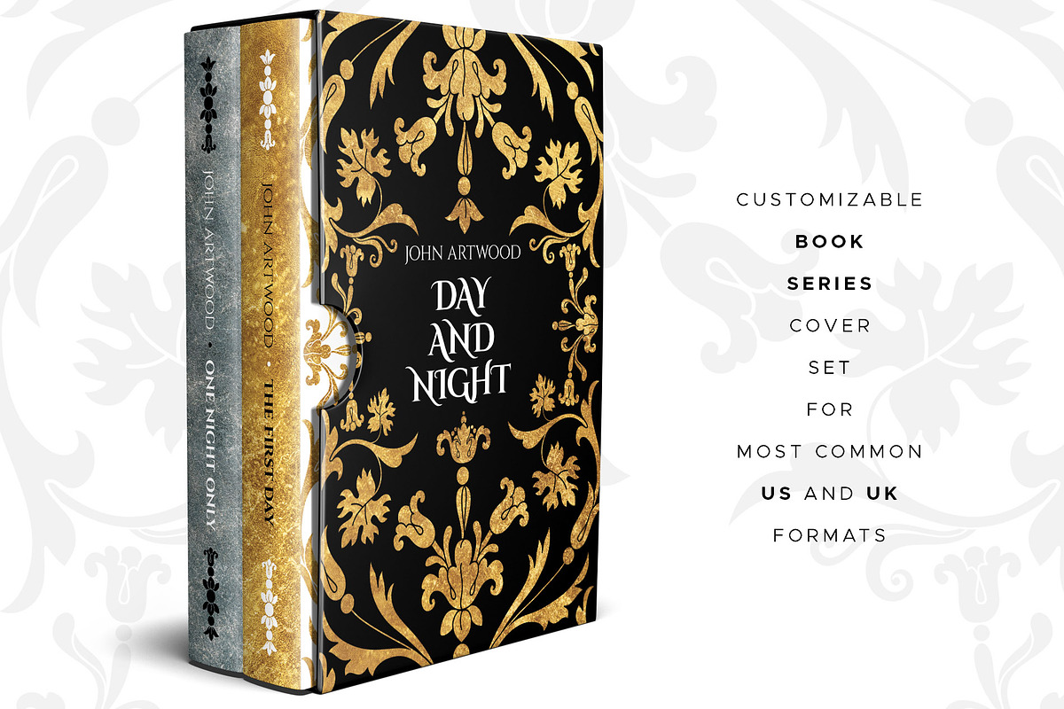 Customizable Book Series Cover Set, a Brochure Template by Olga Begak ...