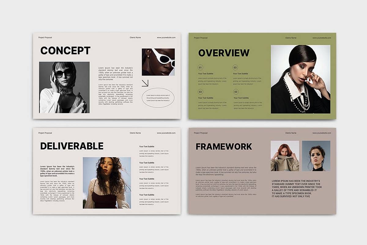 Brand Project Presentation Template