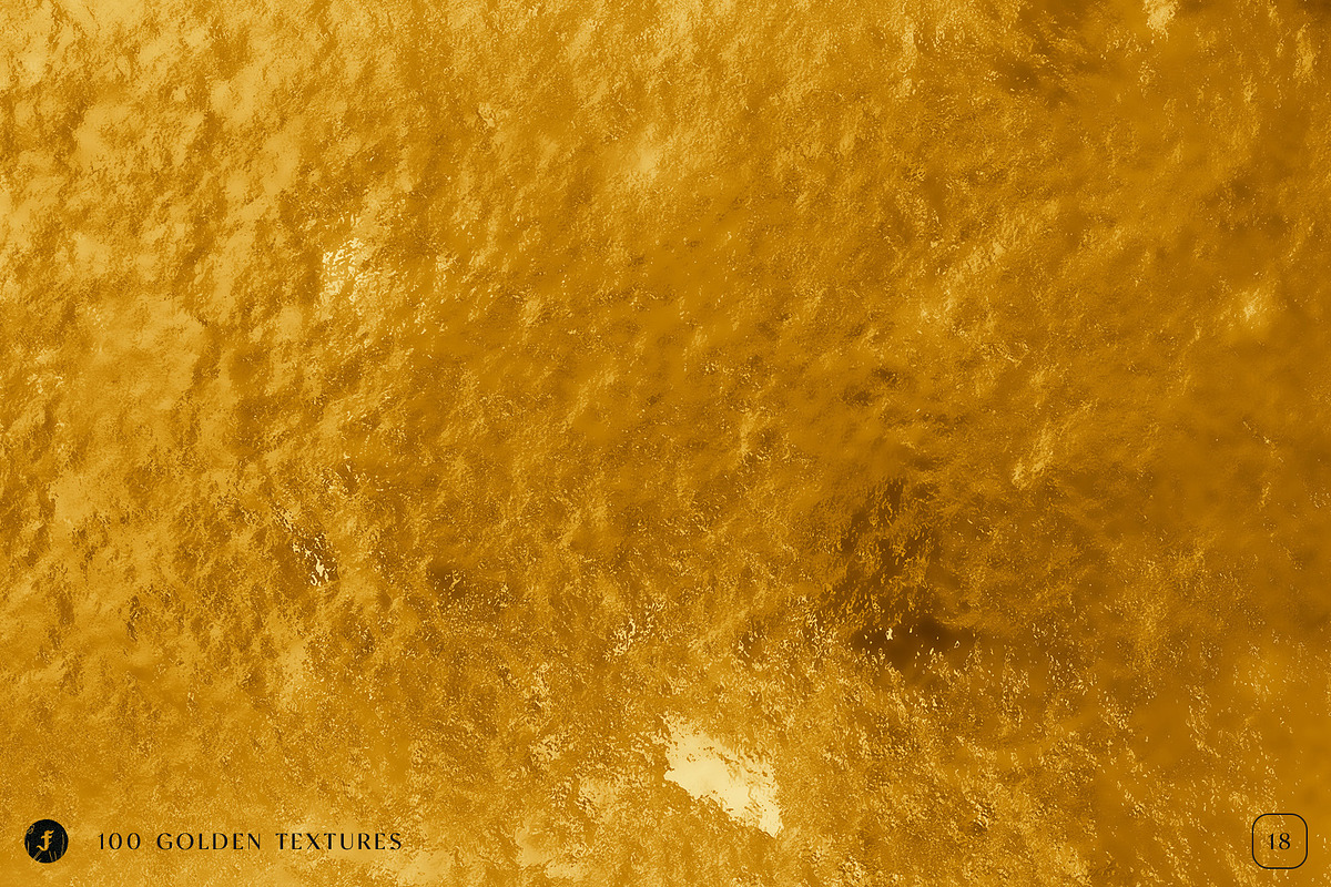 100 Golden Textures, a Texture Graphic by Freezerondigital