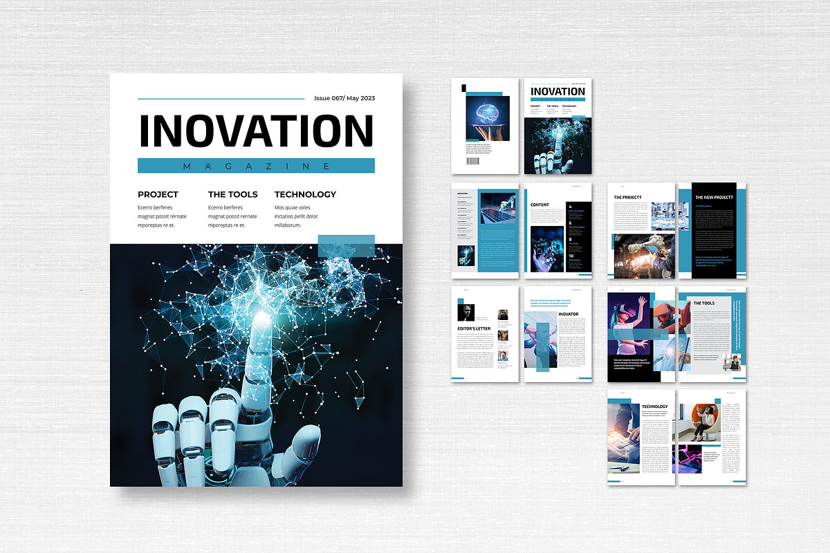 Magazine Template – Techno Inovation