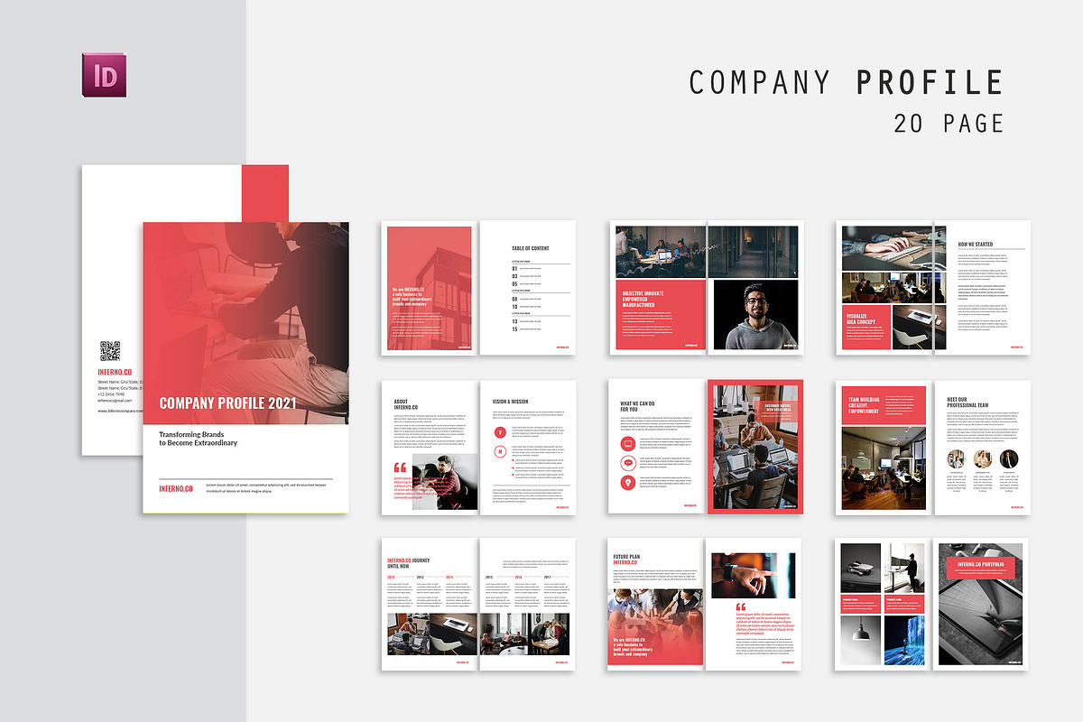 2021 Company Profile, a Magazine Template by AQR Studio
