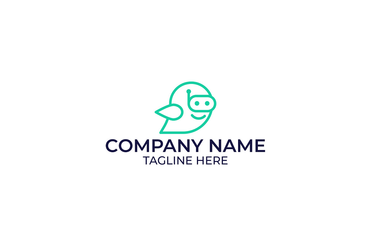 Bird Robot Logo Design, a Branding & Logo Template by GranzCreative