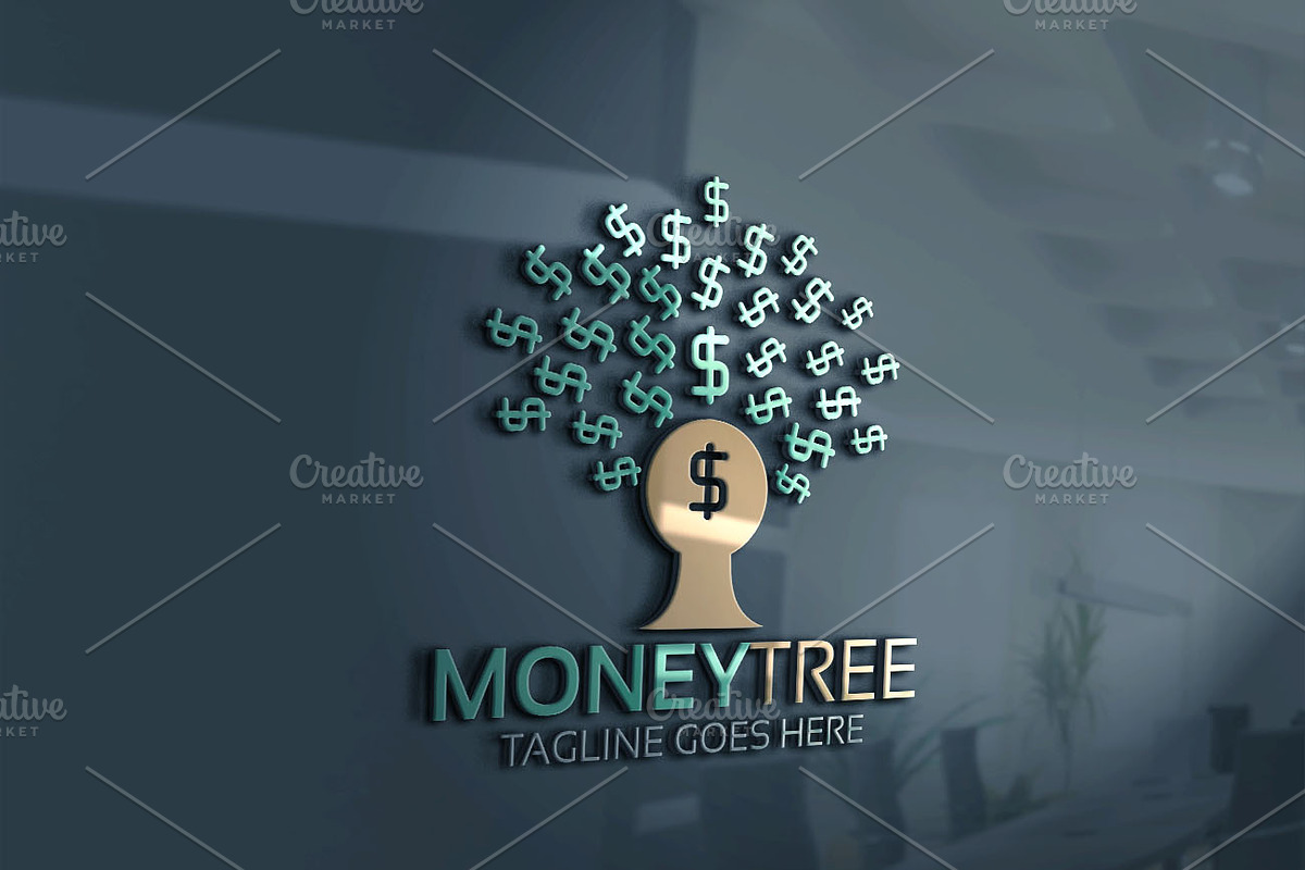 Money Tree Logo Version 2, a Branding & Logo Template by Josuf Media